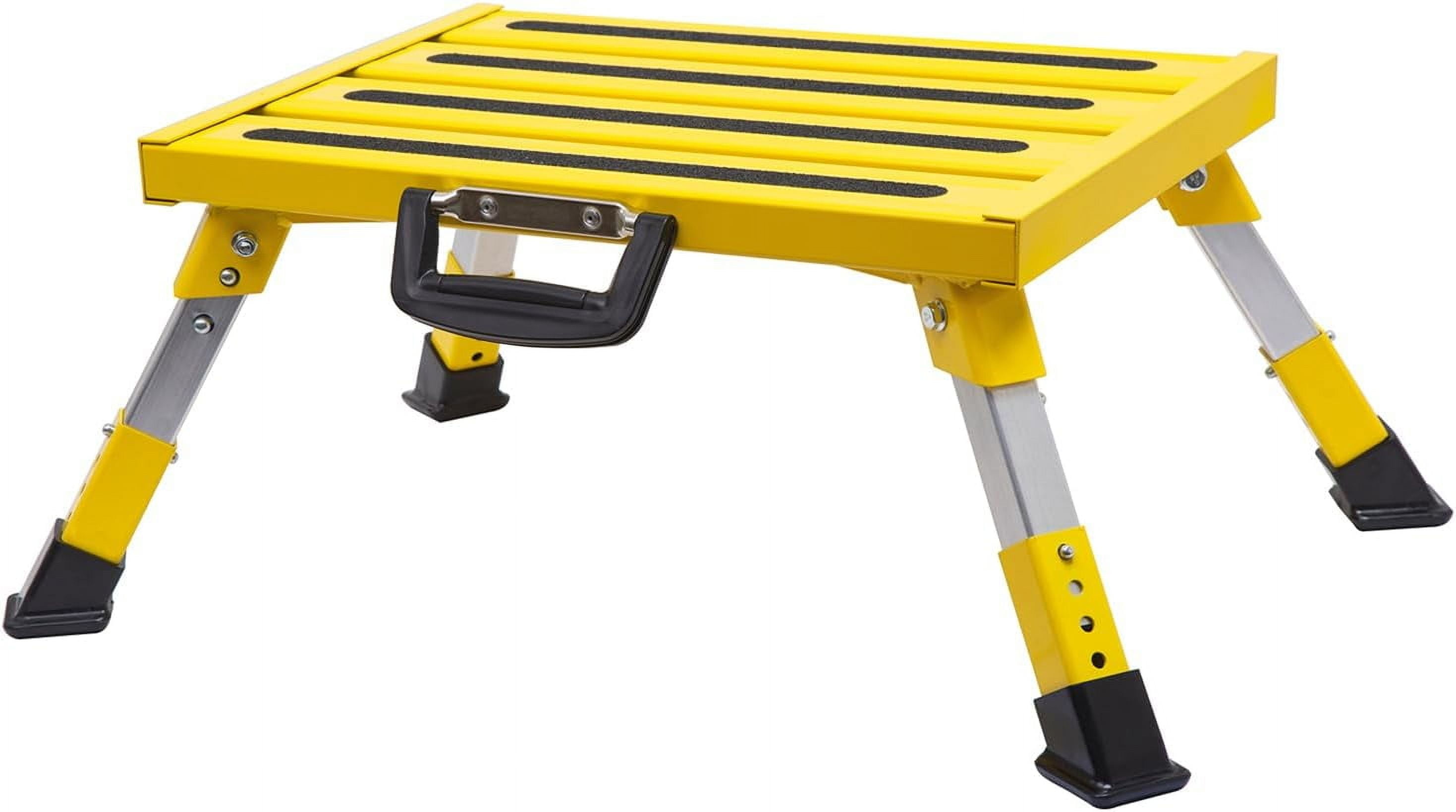 Wheels RV Steps Portable Foldable RV Steps Anti-Slip Surface with ...