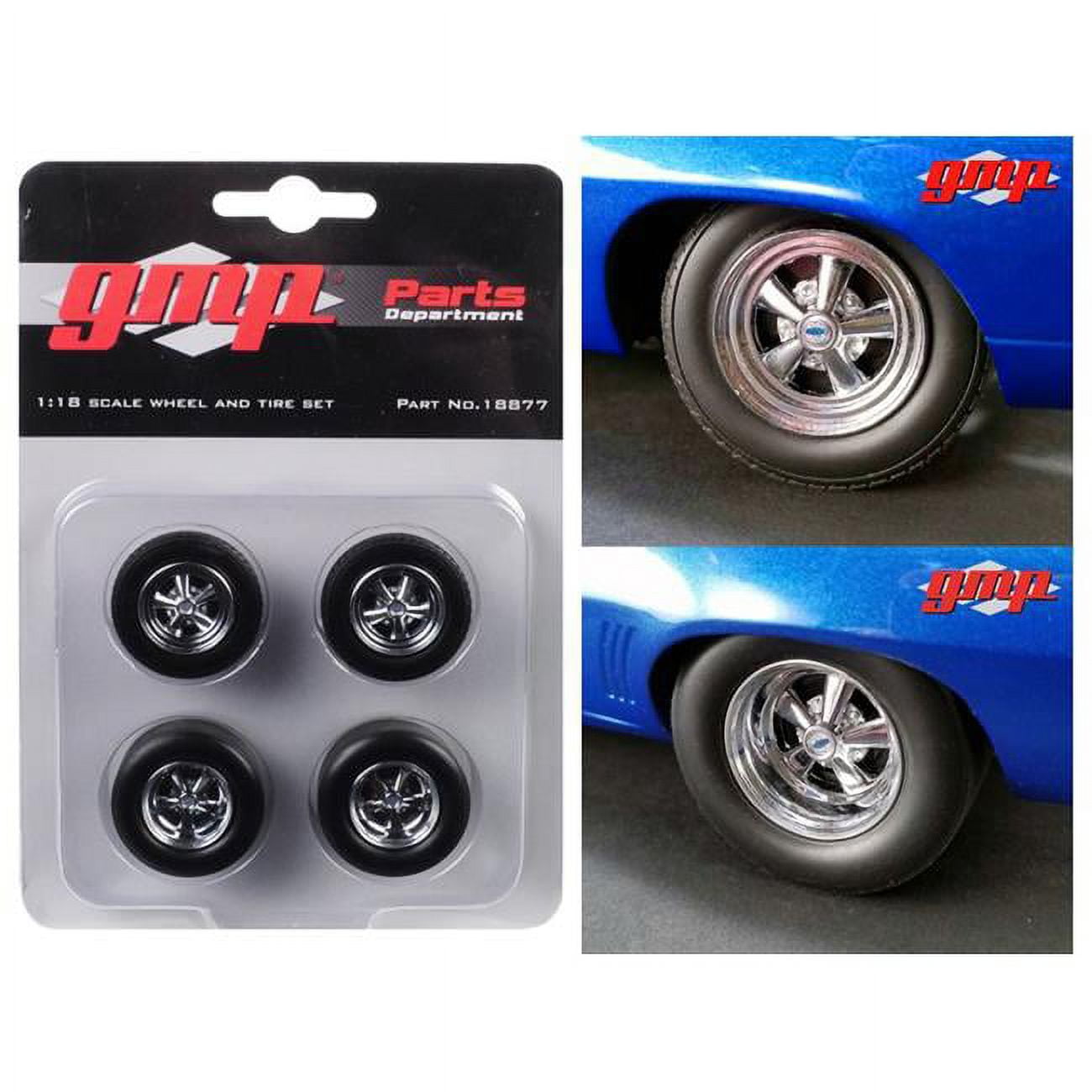 Wheels and Tires Set of 4 pieces from 1969 Chevrolet Camaro 1320 Drag ...