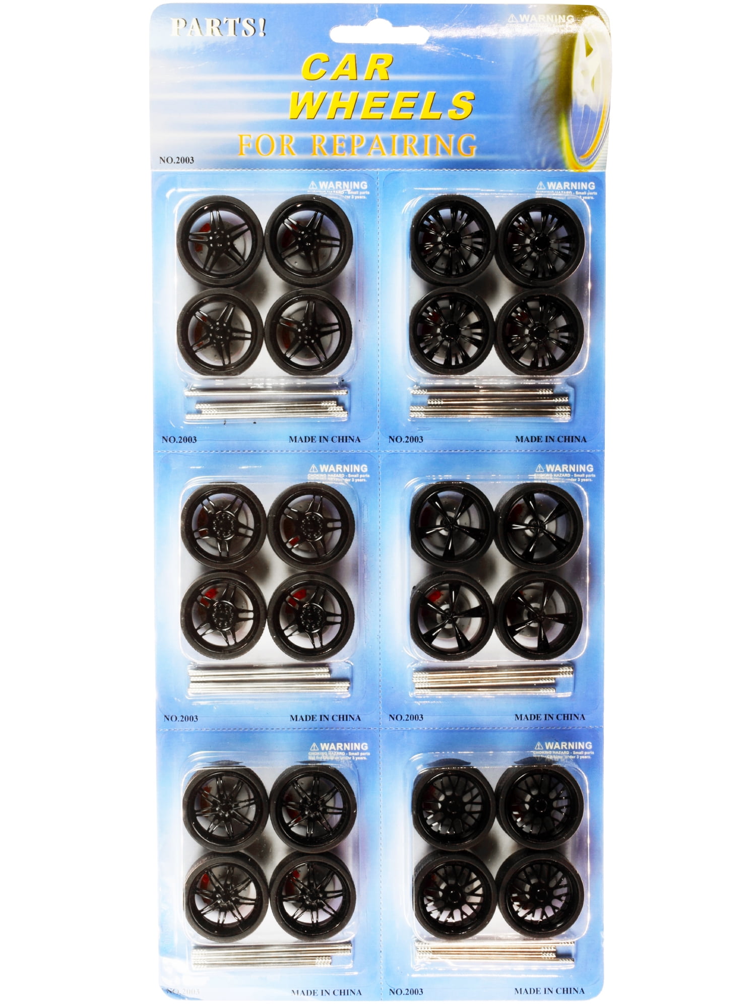 Wheels and Tires and Rims Multipack Set of 24 pieces for 1/24 Scale ...
