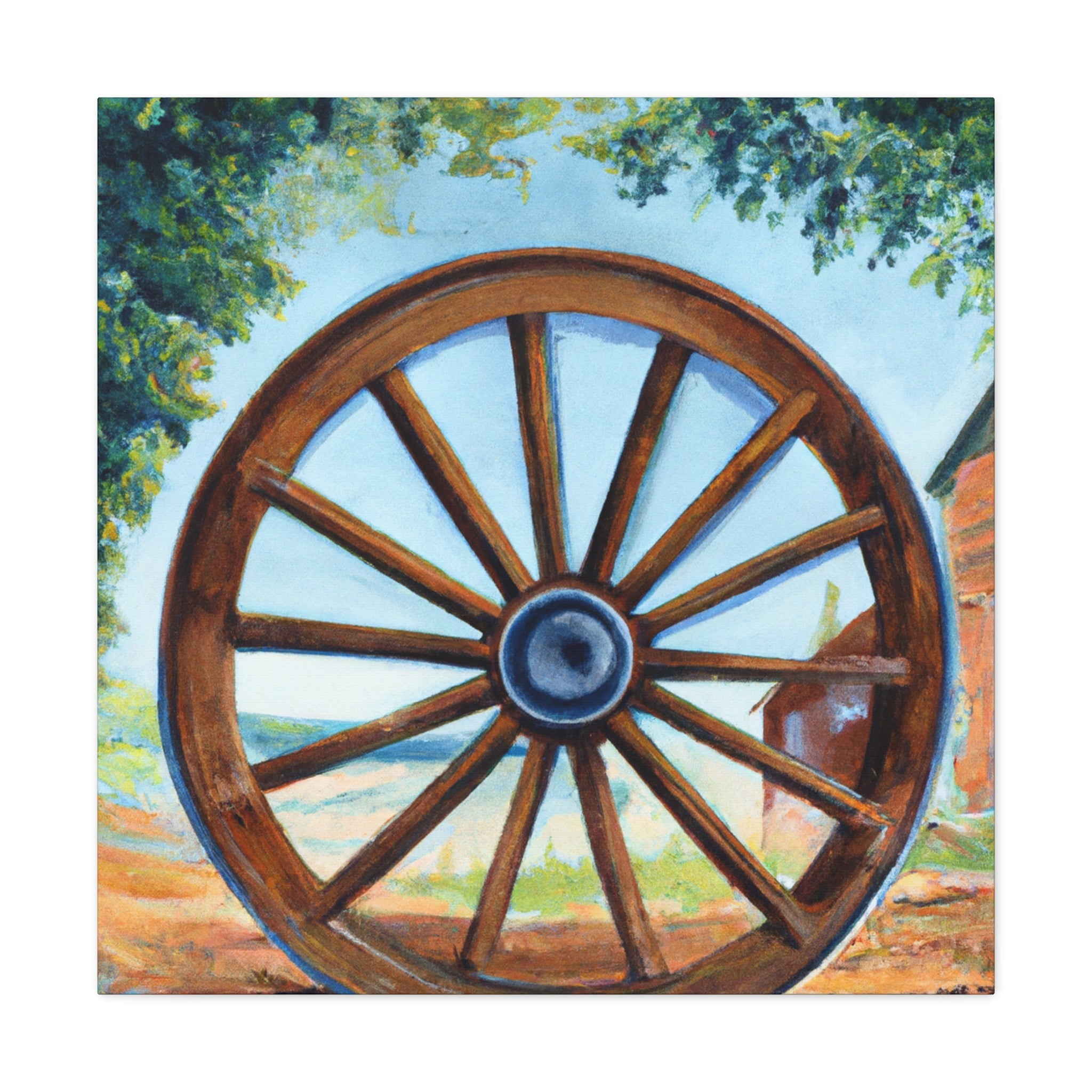 "Wheels of Progress Shine" - Canvas - Walmart.com