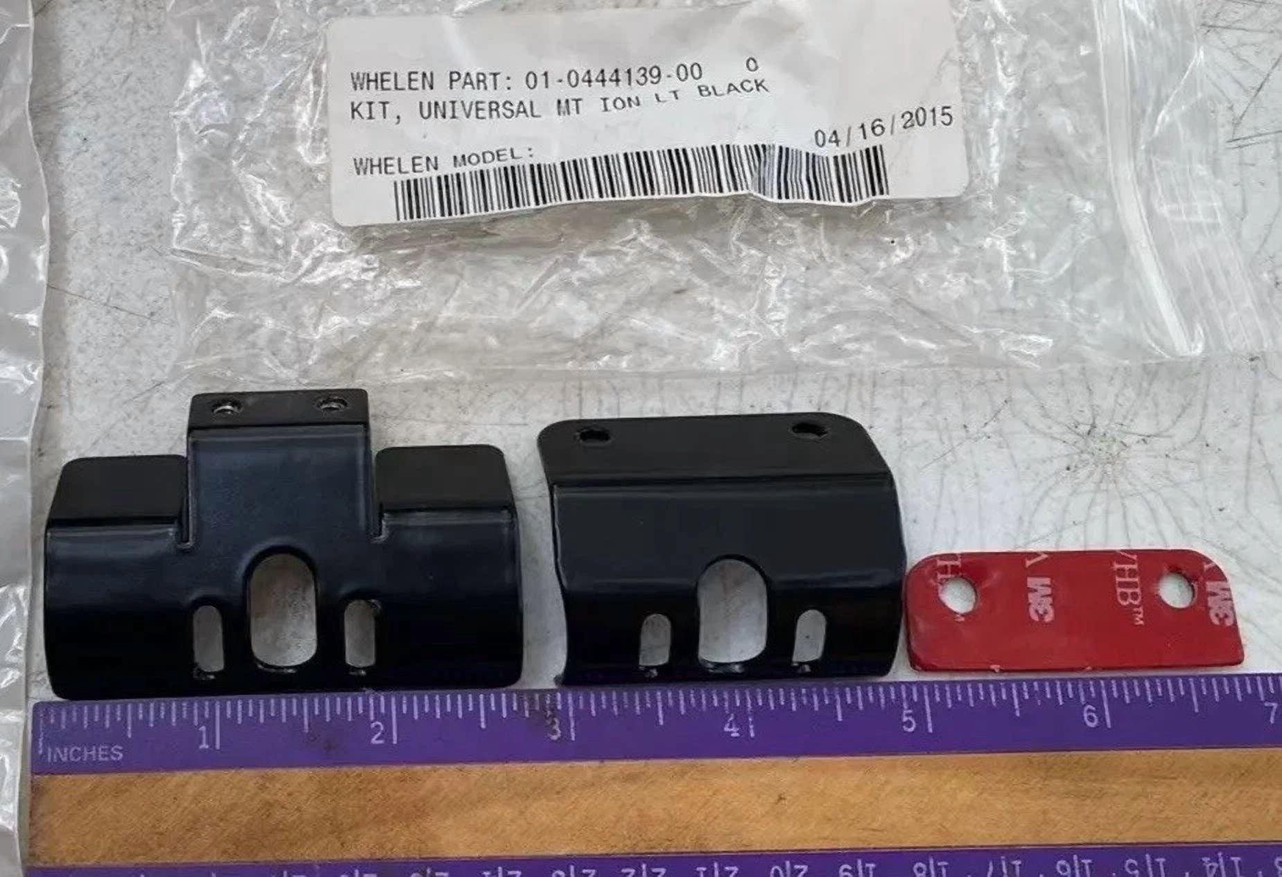 Whelen Ion Light Universal Mounting Bracket Kit 01-0444139-00 ~~~ New ...