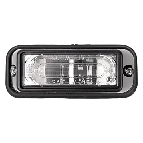 Whelen Warning Light; LIN3 Series; Clear/White RSC02ZCR - Walmart.com