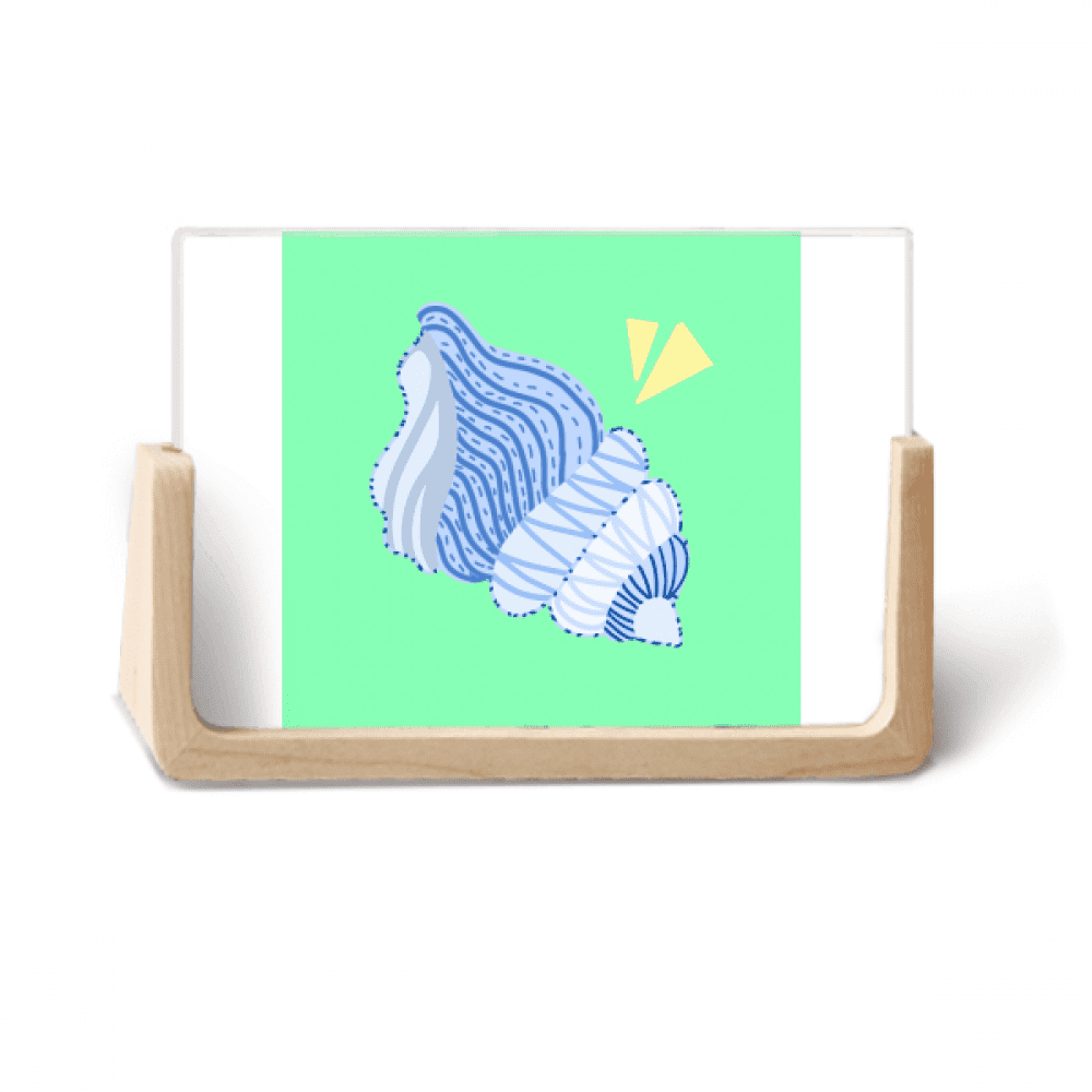 Whelk Conch Pattern Phonation Photo Wooden Photo Frame Tabletop Display ...