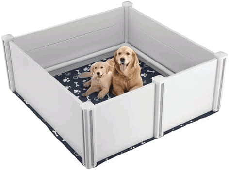 Whelping Box for Dogs, 48 x 48 x 18.1in Whelping Box for Puppies ...