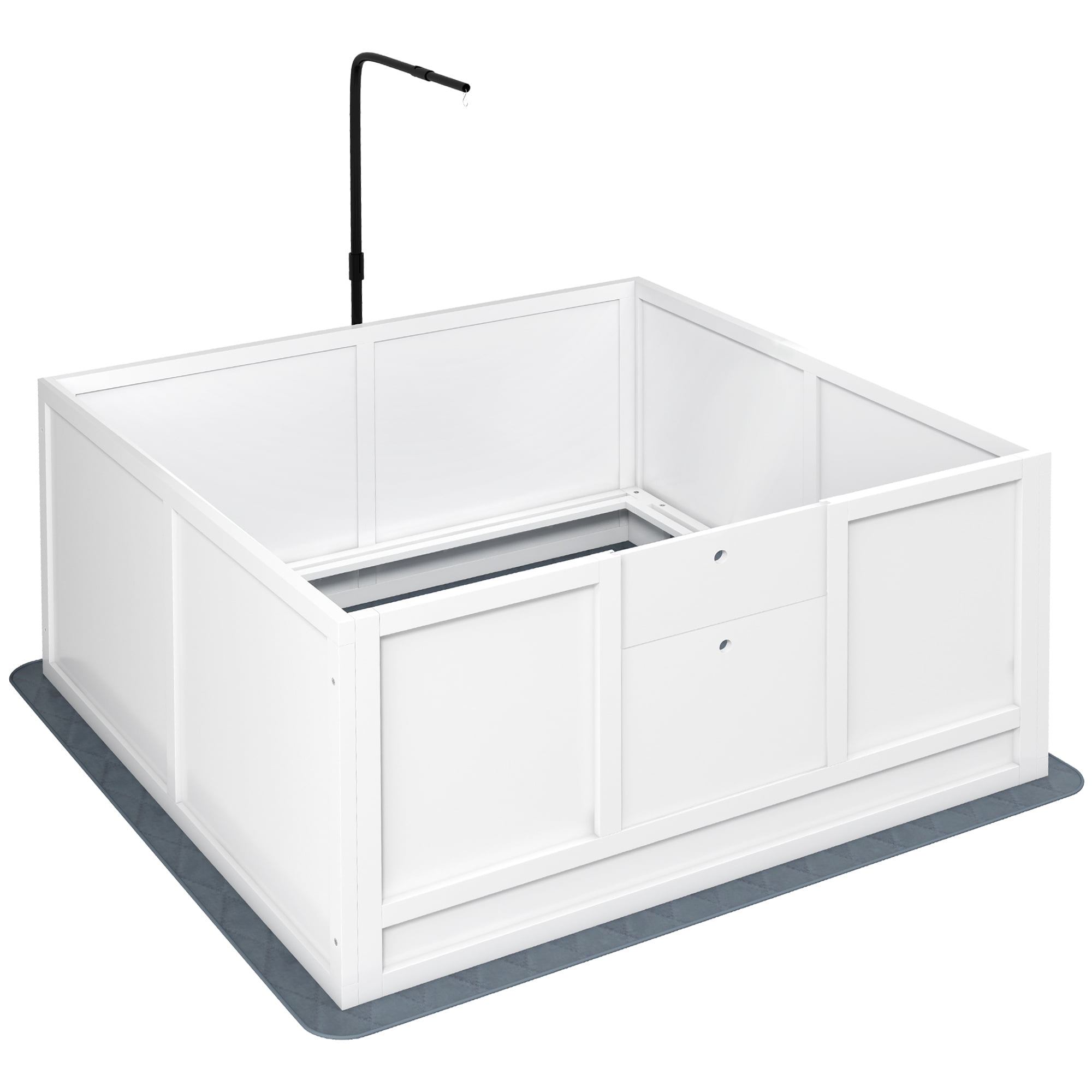 Whelping Box for Dogs with Retractable Light Stand, Birth Dog Whelping ...