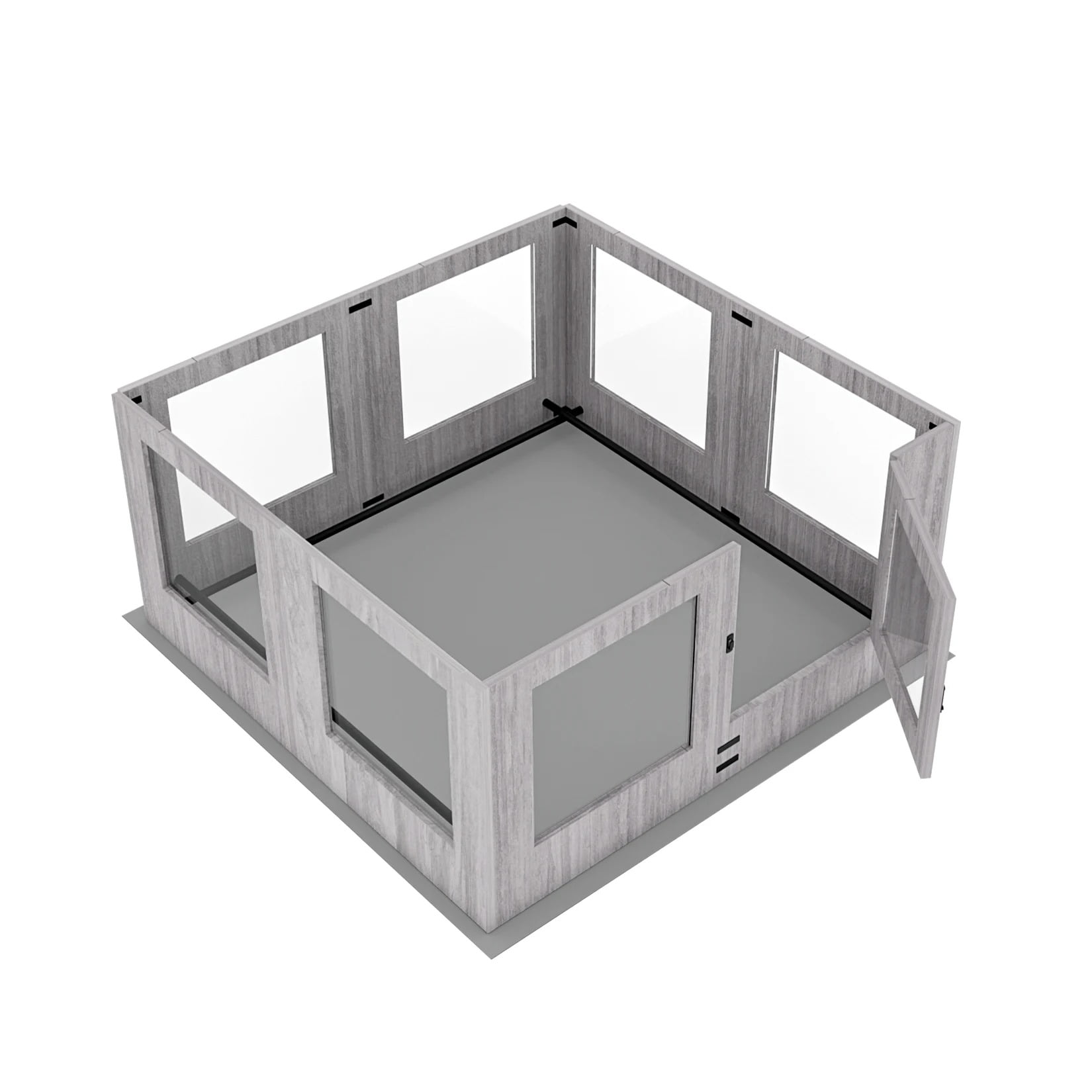 Whelping Box for Dogs Puppies, Large Wooden Whelping Box with Windows ...