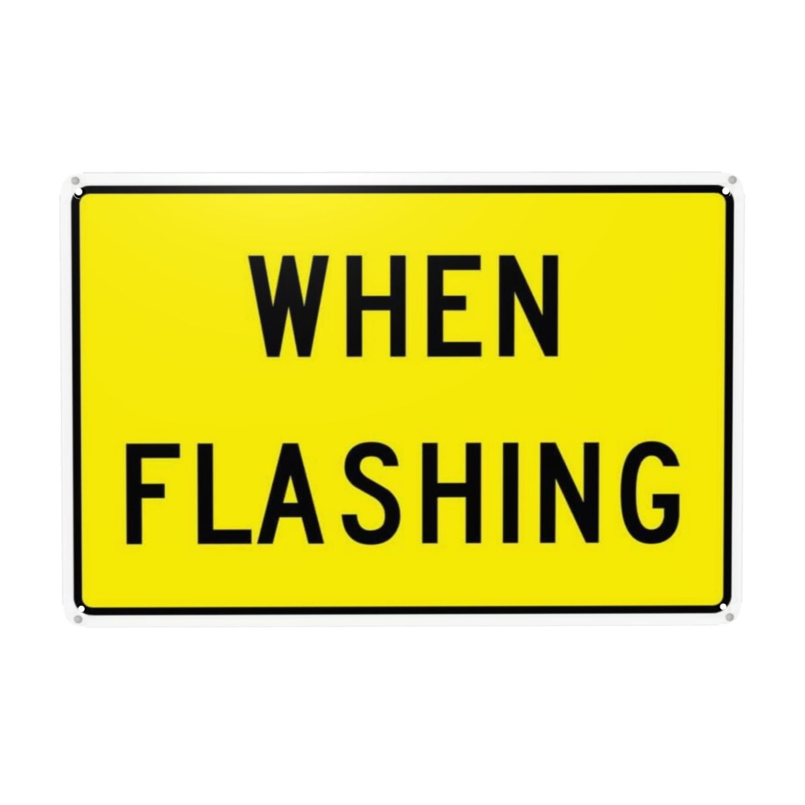 When Flashing Retro Metal Tin Signs for Shop Yard Man Cave Garage ...