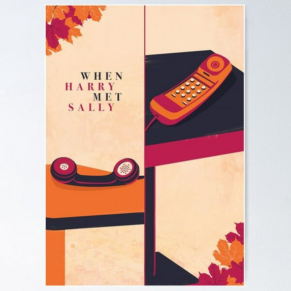 When Harry Met Sally Poster Wall Art, Modern Wall Decor For Living Room ...