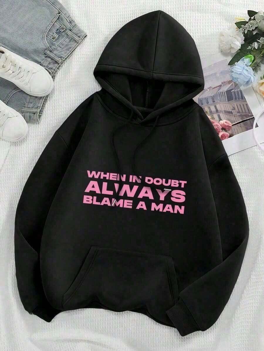When In Doubt Always Blame A Man YK Tee - Early 00s Aesthetic Viral ...