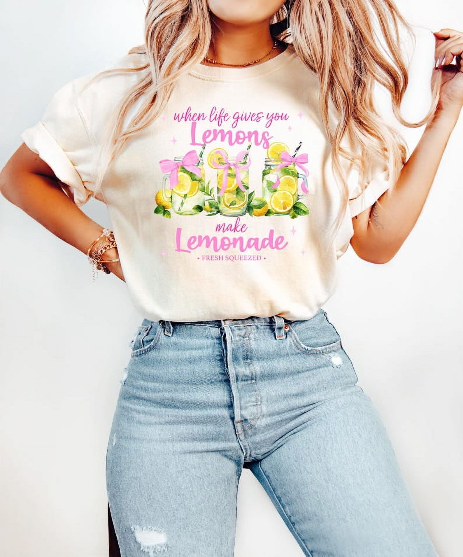 When Life Gives You Lemons Make Lemonade Comfort Shirt, Retro Fancy ...
