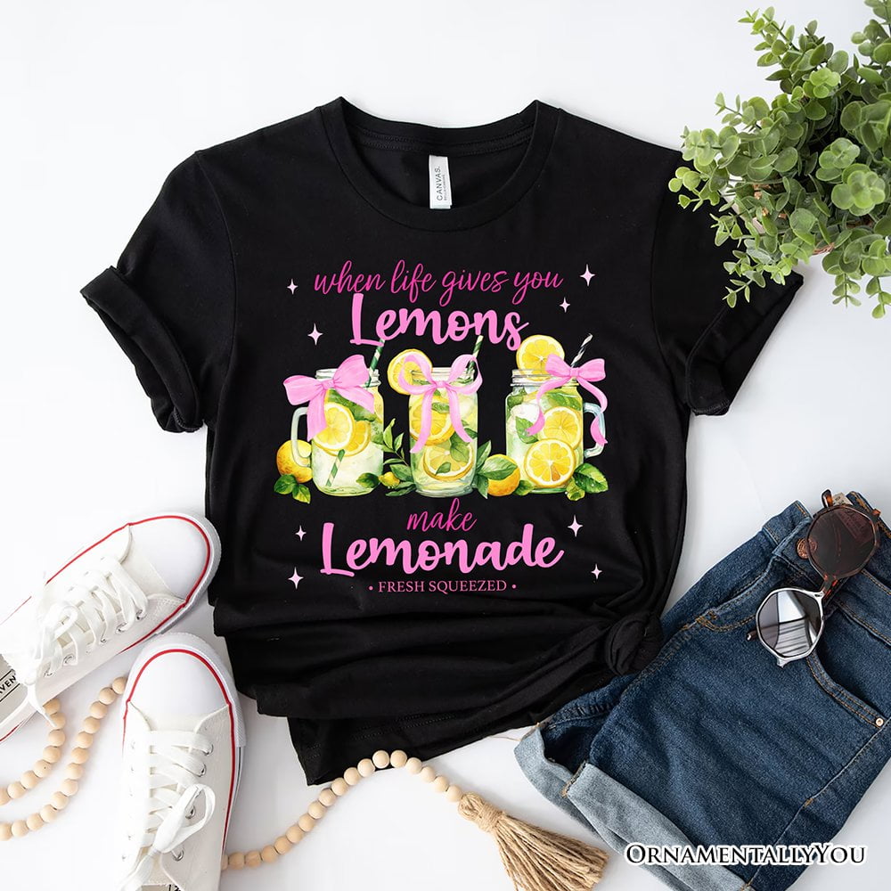 When Life Gives You Lemons Make Lemonade T-Shirt, Coquette White ...