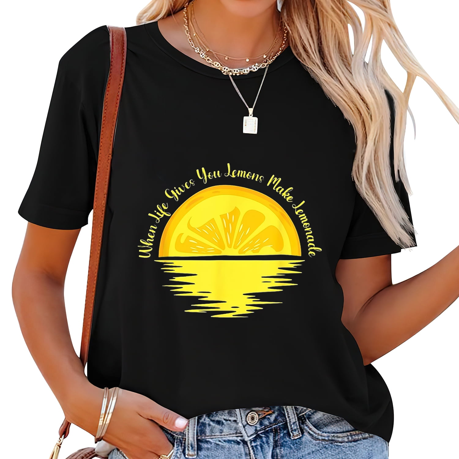 When Life Gives You Lemons Make... - Lemonade T-Shirt - Walmart.com