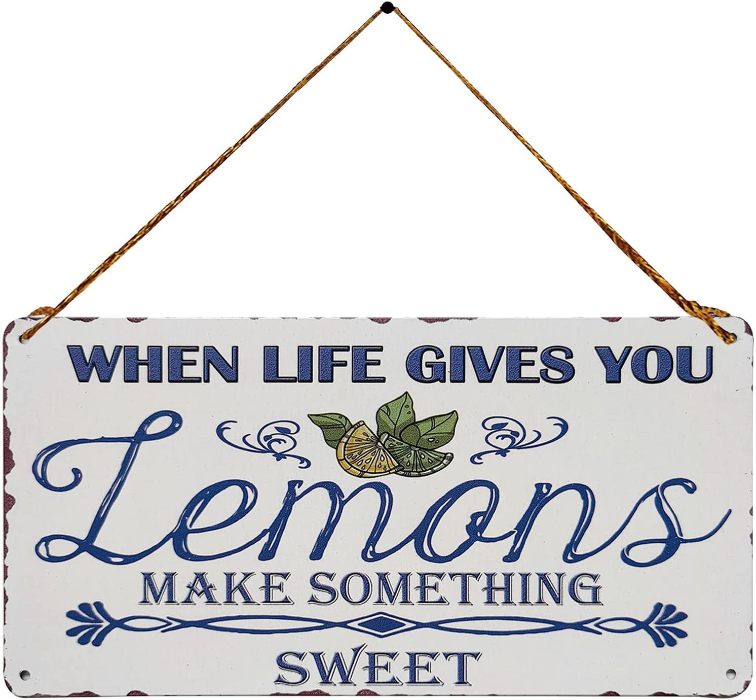 When Life Gives You Lemons Make Something Sweet Vintage Metal Signs ...