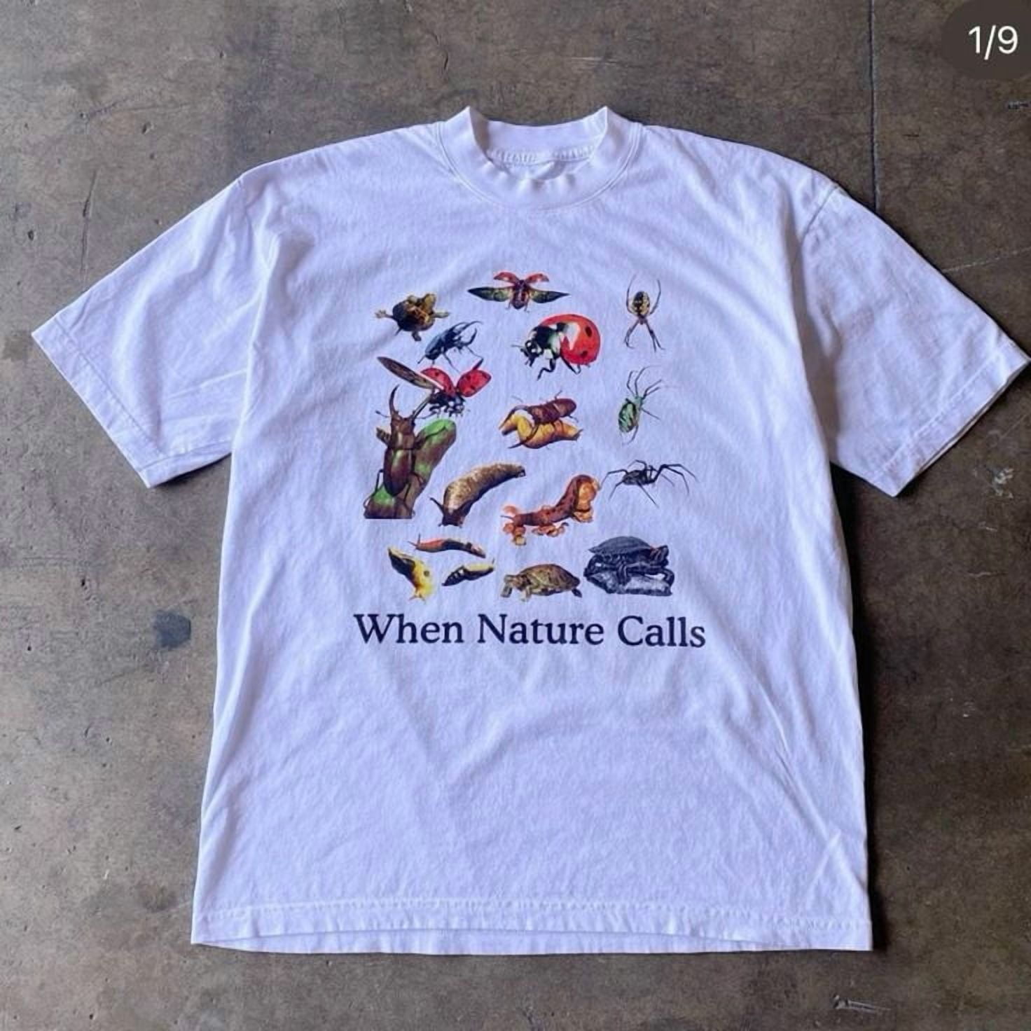 When Nature Calls Wildlife Graphic Tee with Insects Amphibians ...