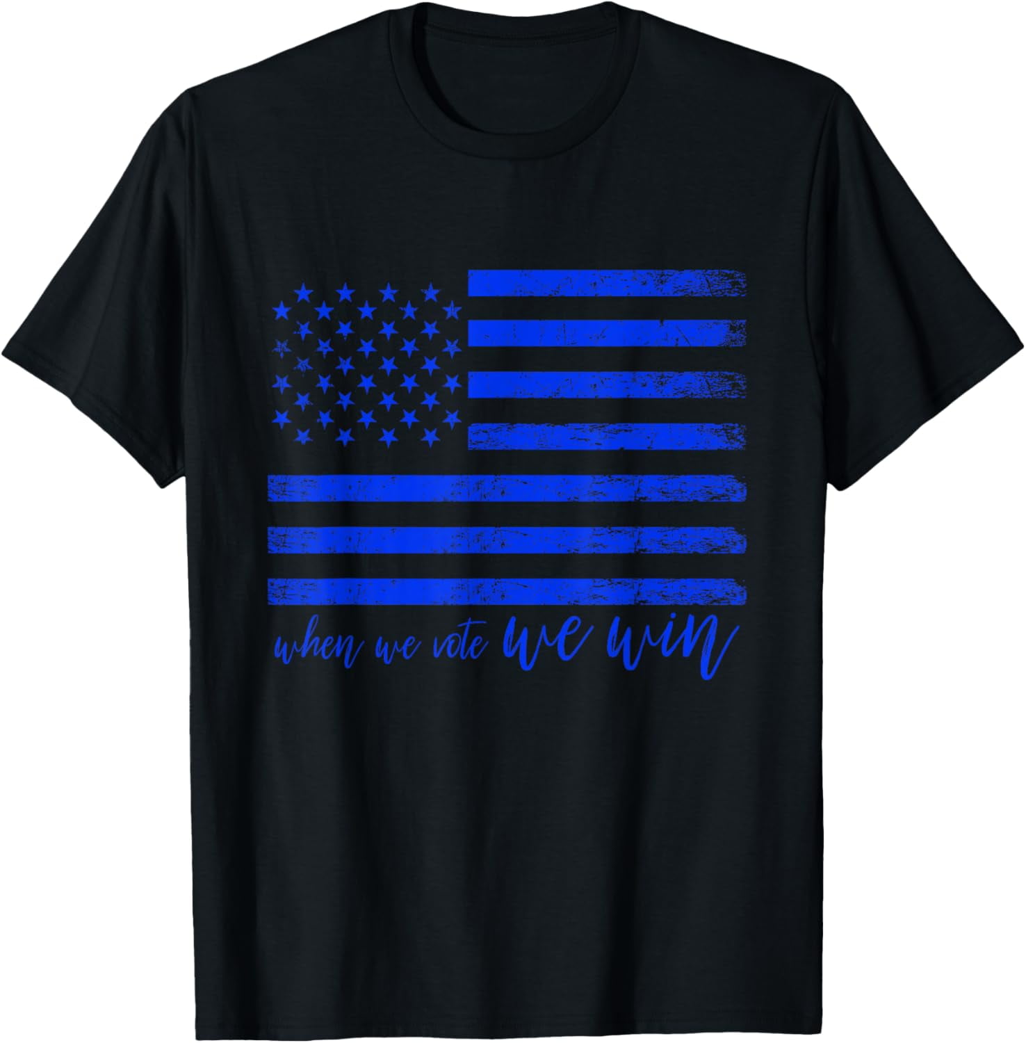 When We Vote We Win for President Vote Harris Walz 2024 T-Shirt ...