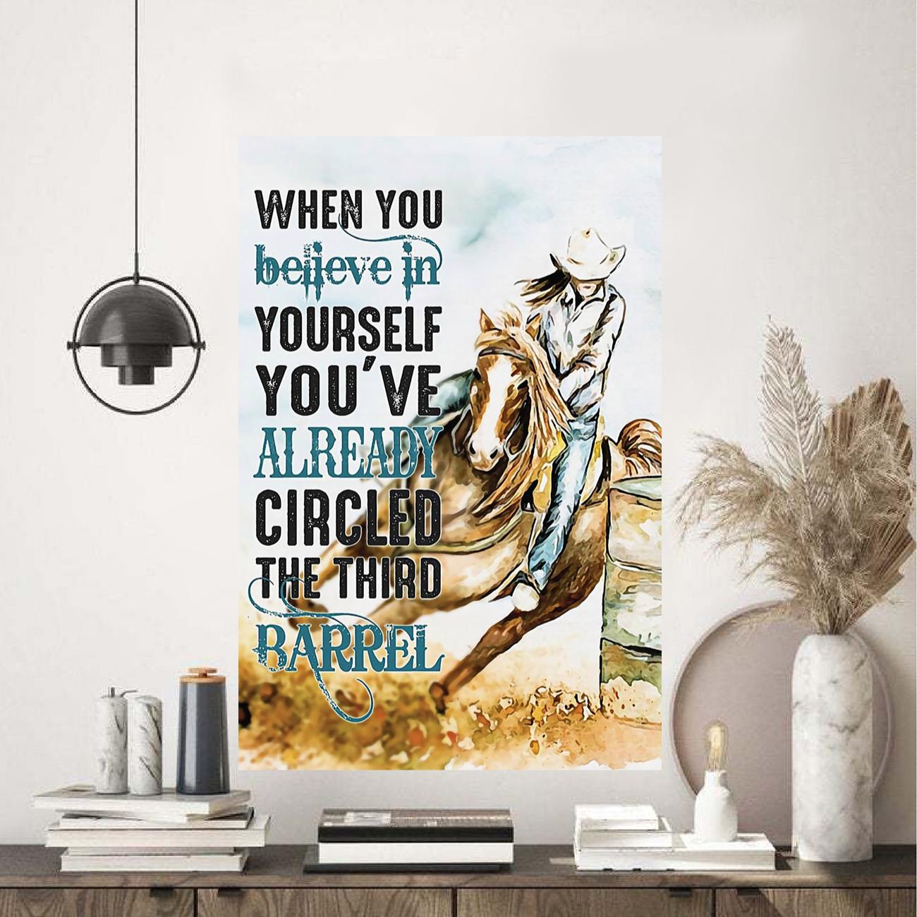 When You Believe In Yourself Print Poster 24 x 36 Inch Poster - Walmart.com