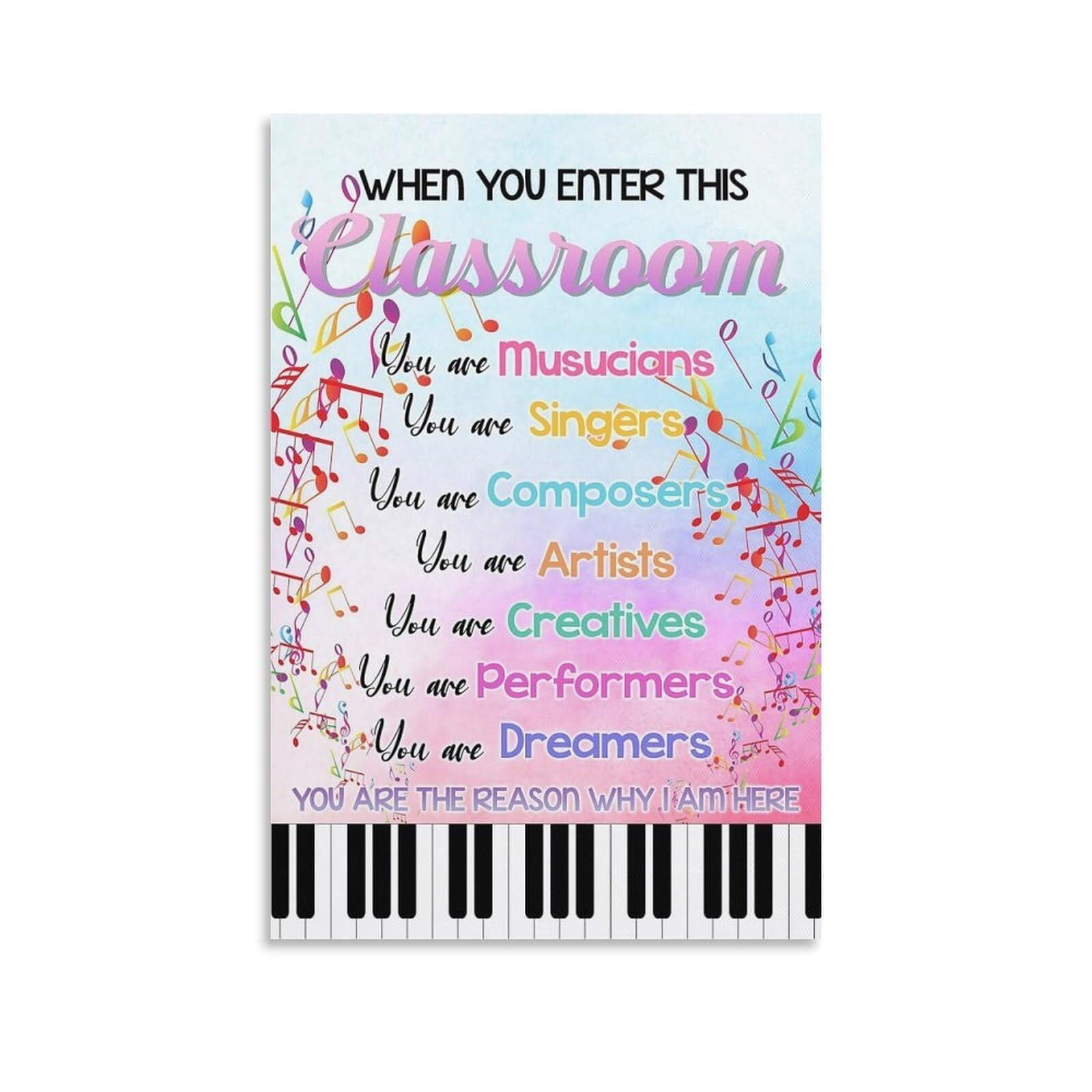 When You Enter This Classroom Music Classroom Rules Poster Music ...