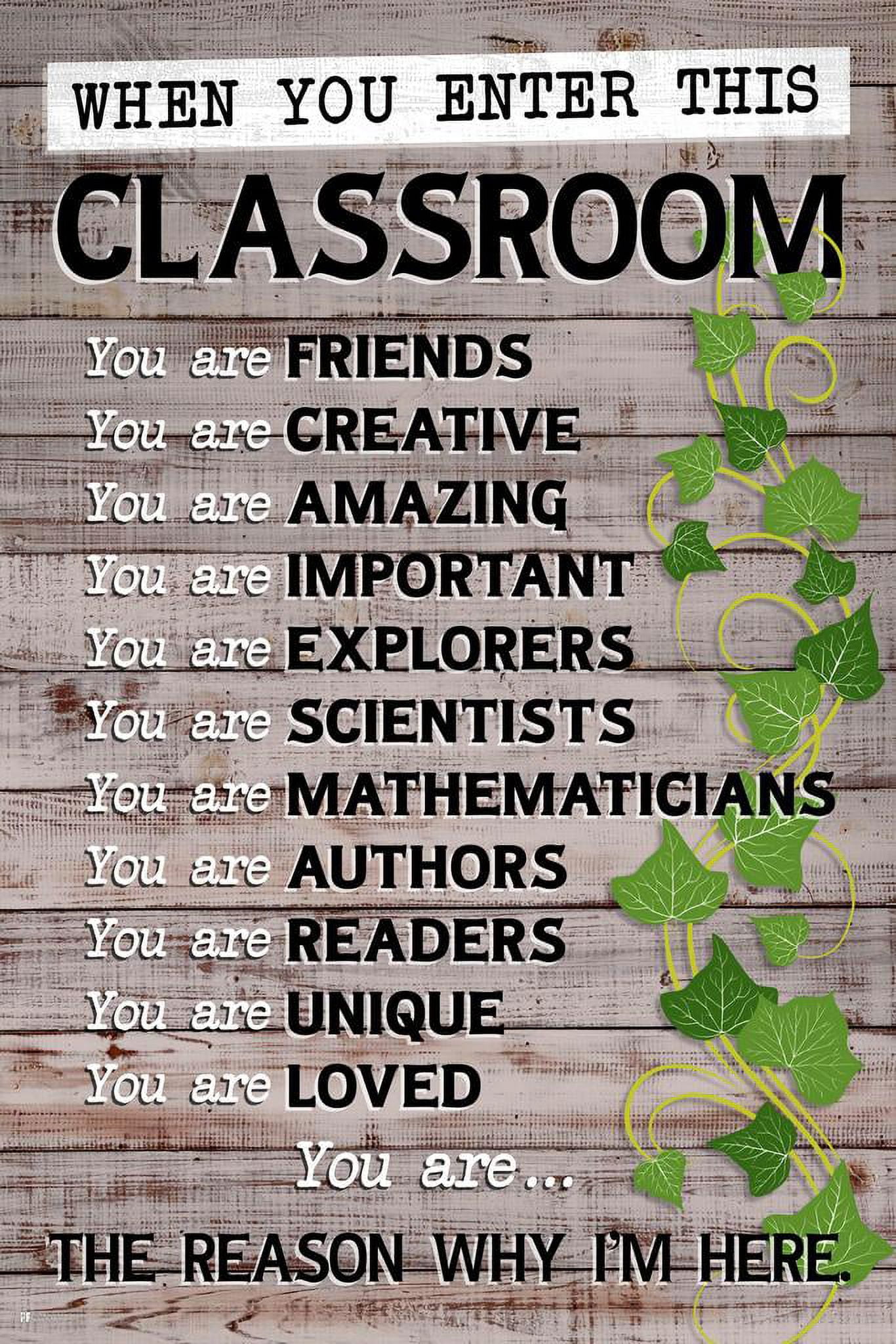 When You Enter This Classroom Educational Rules School Farmhouse ...