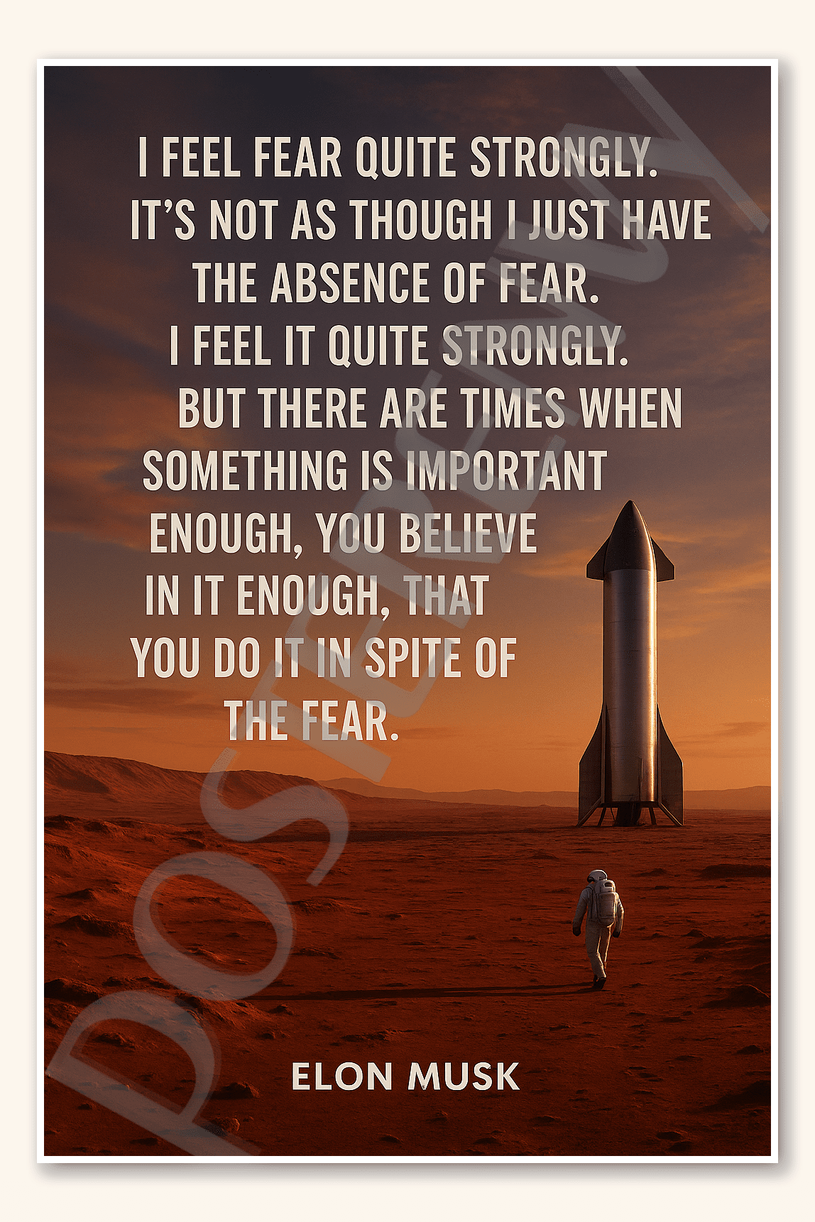 When something is important enough you believe in it enough that you do ...