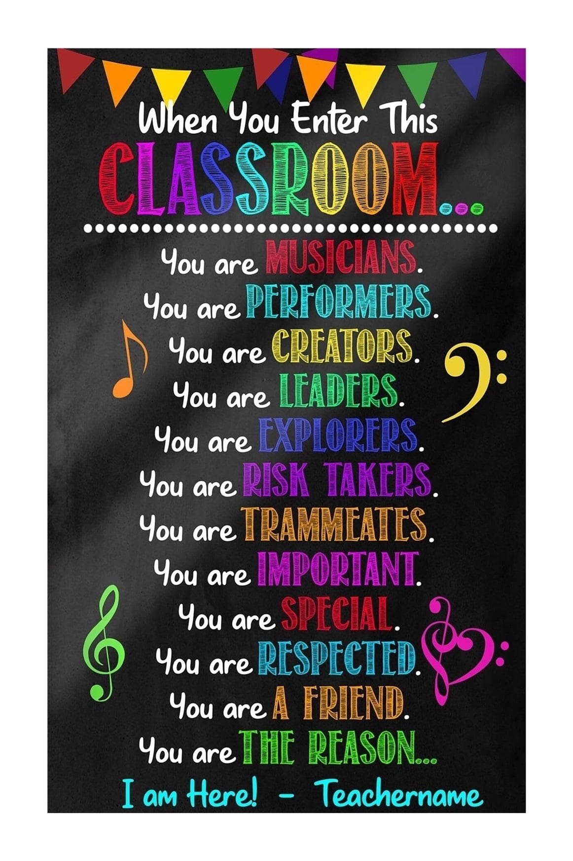 When you enter this classroom Colorful Music Classroom PostersChoir ...