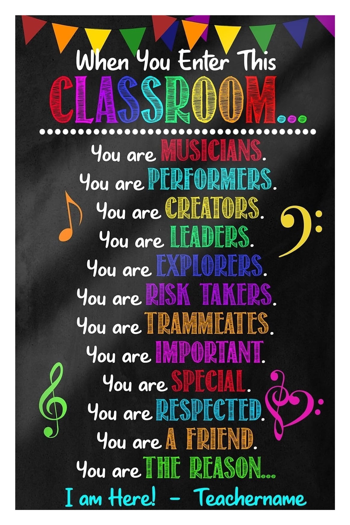 When you enter this classroom Colorful Music Classroom PostersChoir ...