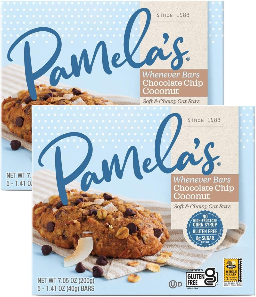 Whenever Bars Gluten Oat Chocolate Chip Coconut - 5 Bars - 2 pc ...