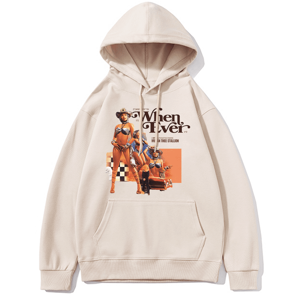 Whenever Hoodie Megan Thee Stallion Whenever Merch Unisex Music Graphic ...