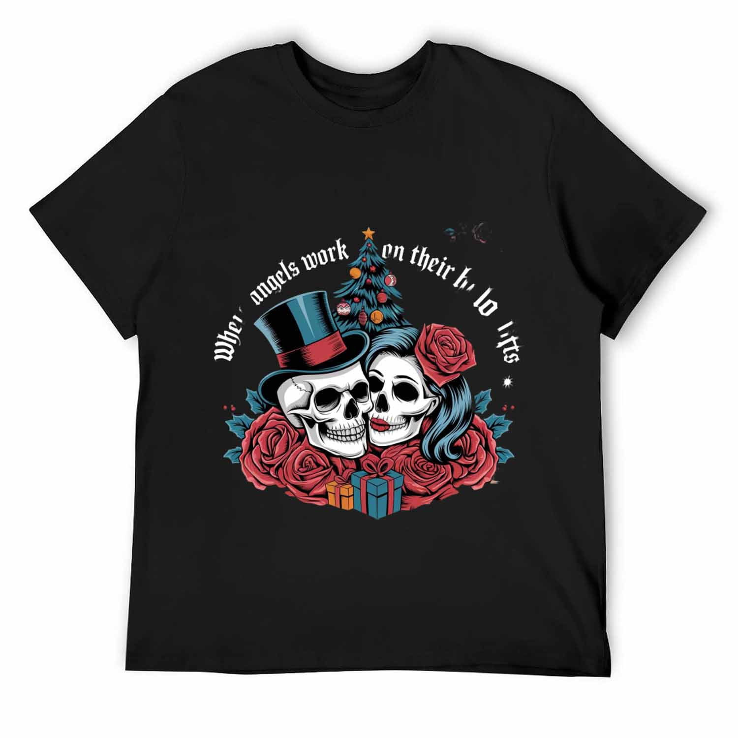 Where Angels Work on their Halo Lifts Shirt If Lost Or Drunk Please ...