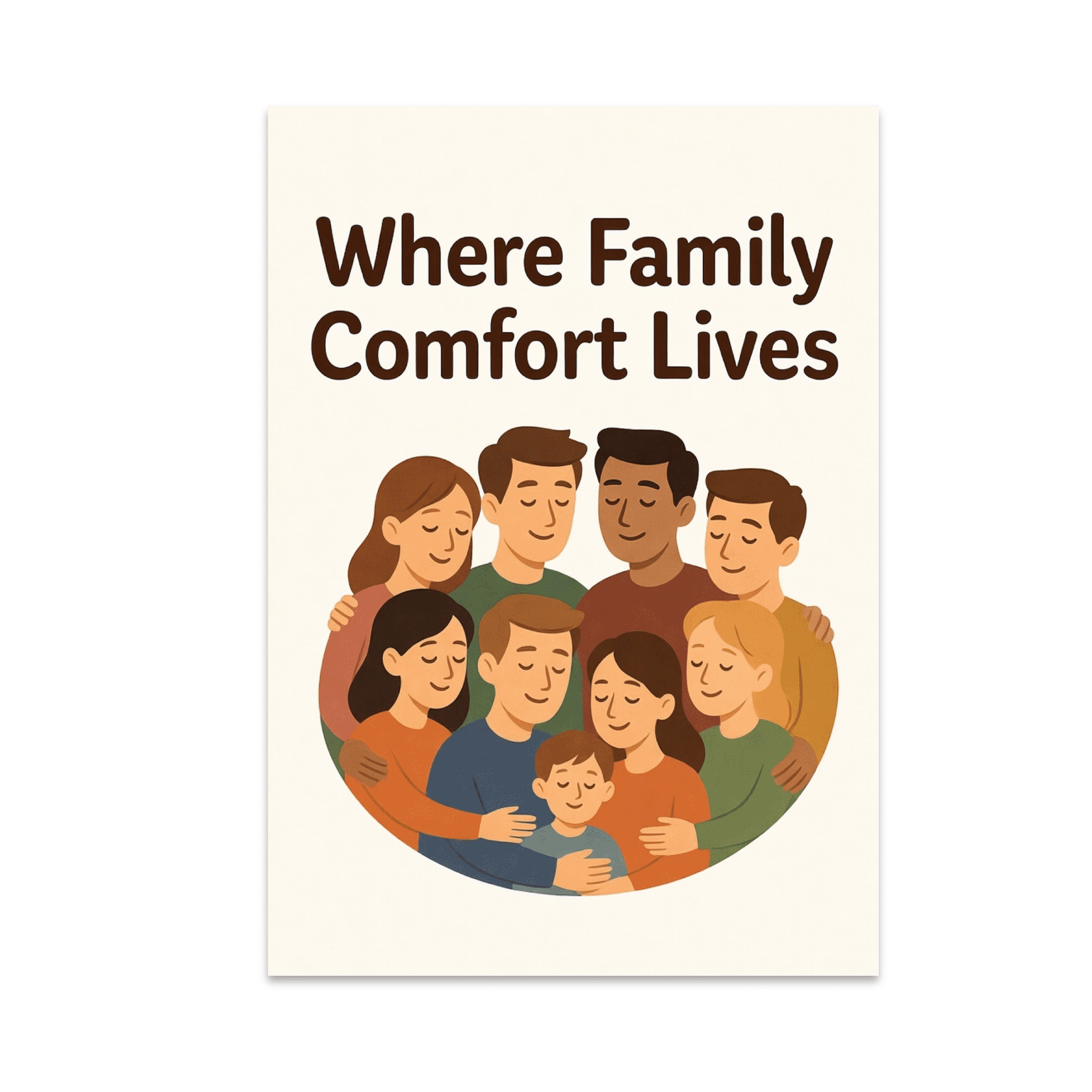 Where Family Comfort Lives - Family Wall Art - 13x19 Poster Print ...