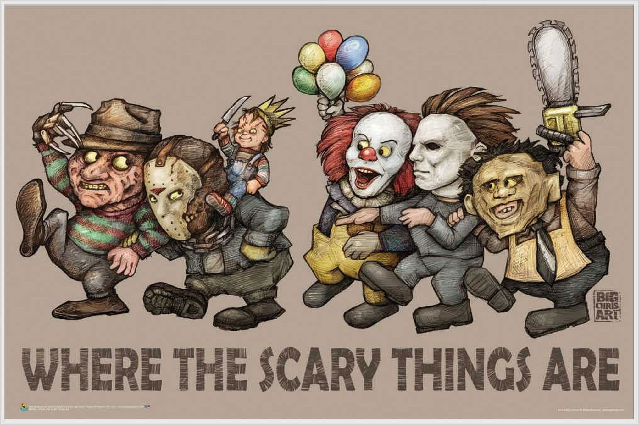 Where The Scary Things Are by Big Chris Mini Poster - 17.5" x 11.5 ...