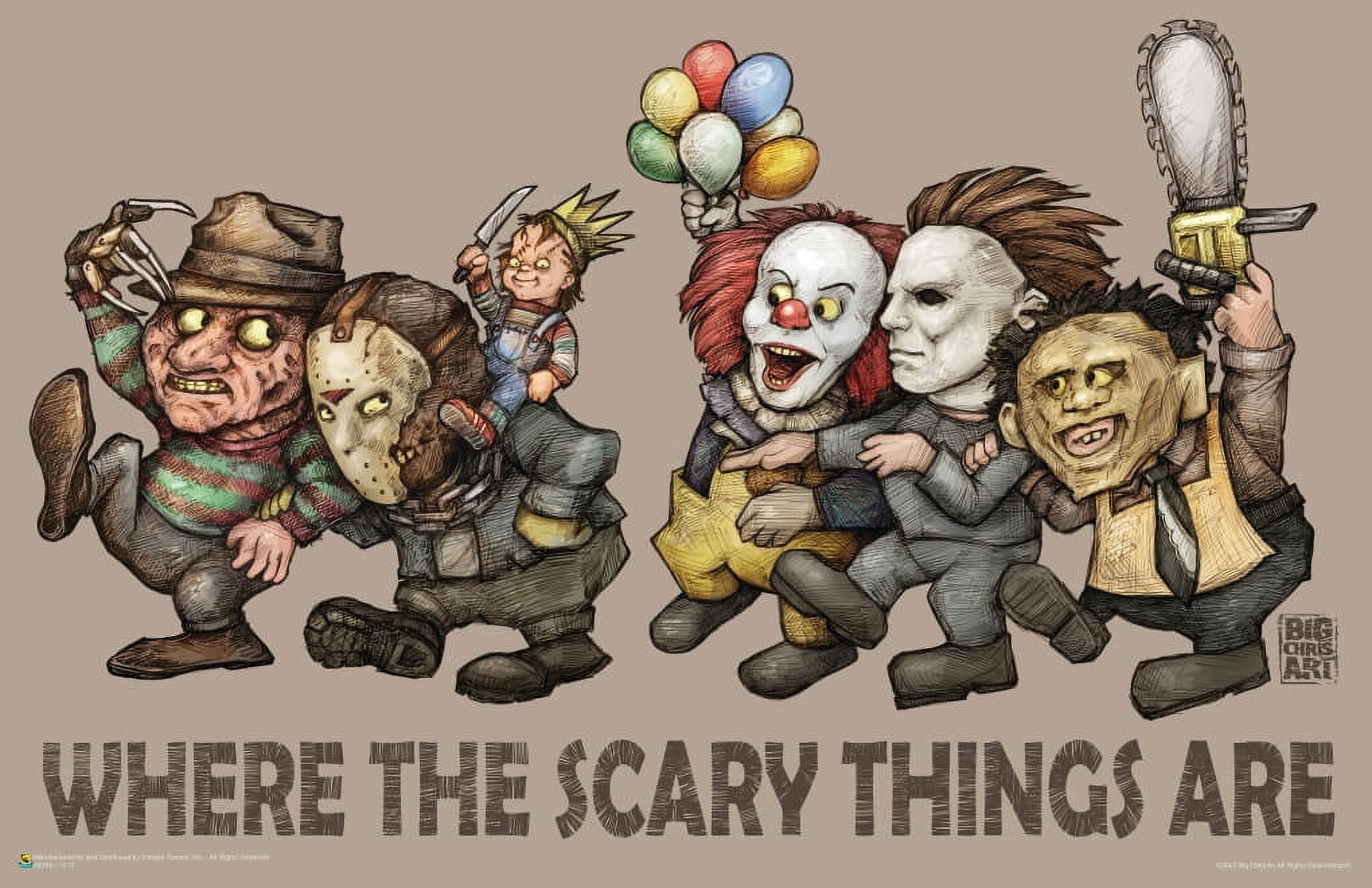 Where The Scary Things Are by Big Chris Mini Poster - 17" x 11 ...
