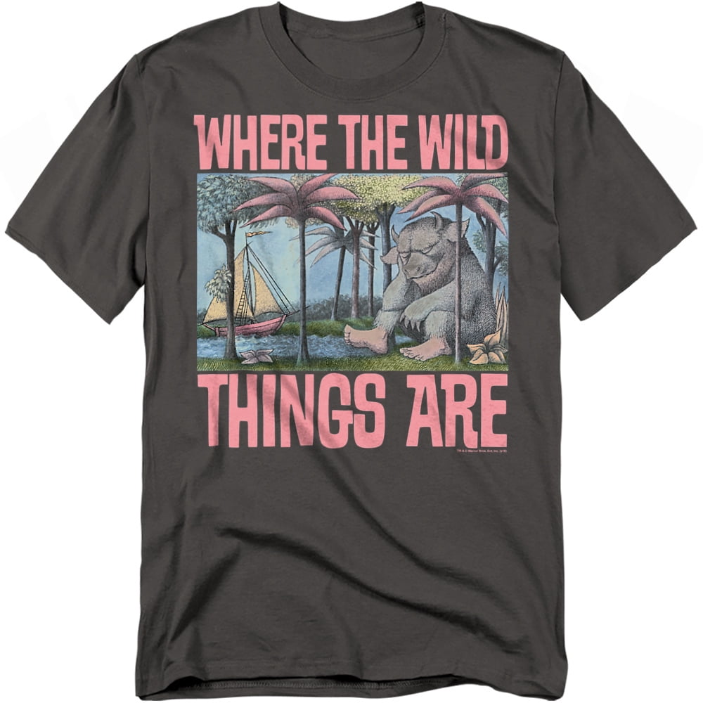 Where The Wild Things Are T-Shirt Cover Unisex Graphic Tee for Men ...