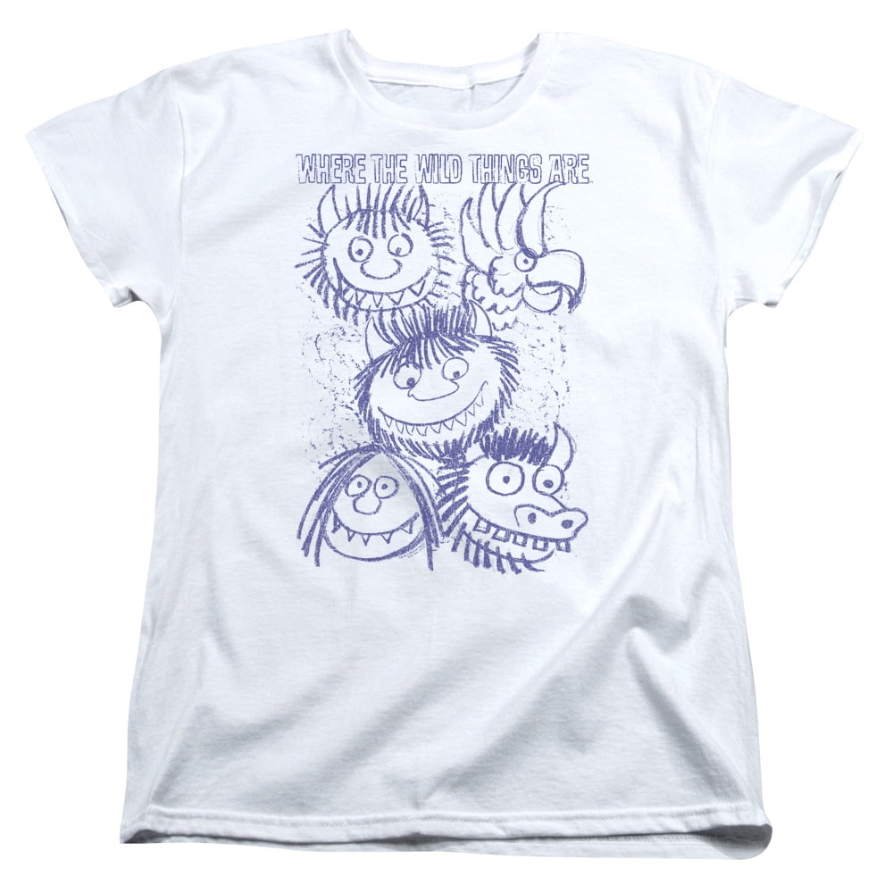 Where The Wild Things Are - Wild Sketch - Women's Short Sleeve Shirt ...