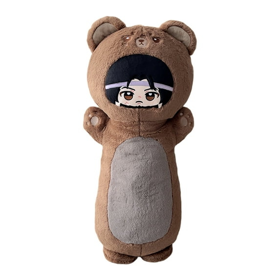Where Winds Meet Character Bear-Shaped Plush Pillow Toy - Cozy Cartoon ...