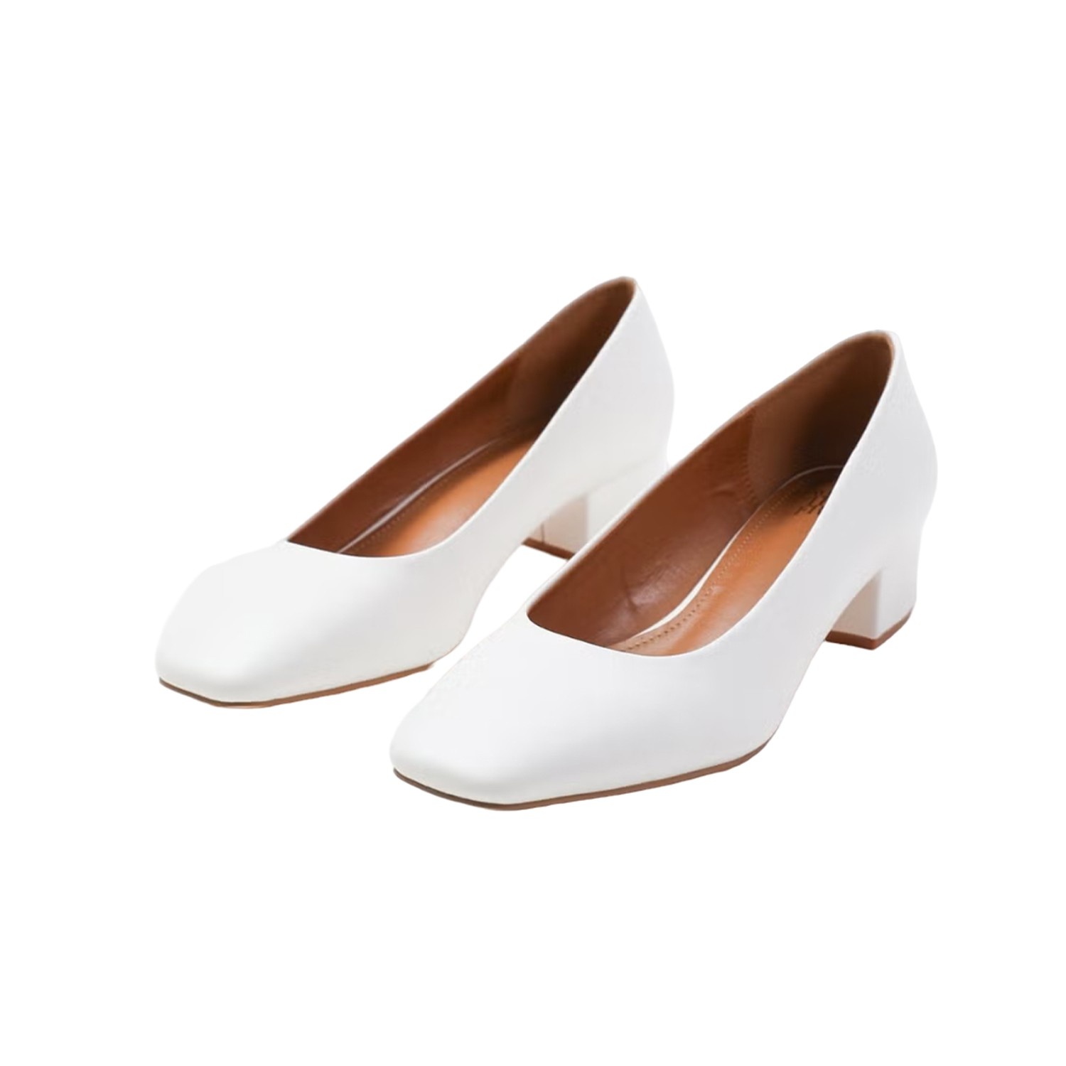 Where 's That From Womens Seattle Faux Leather Square Toe Low Block ...
