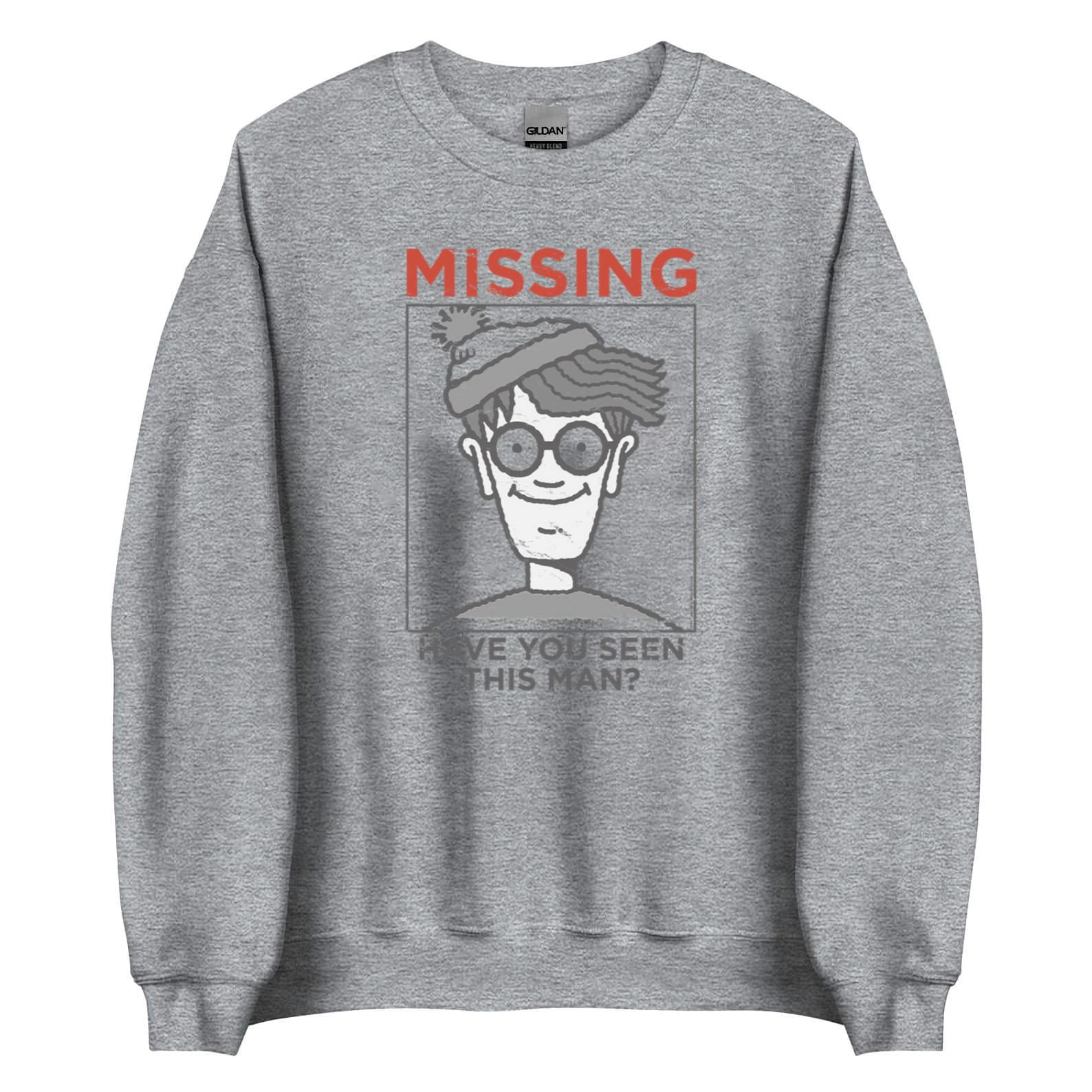 Where's Waldo Missing T Shirt Mens Licensed Cartoon Merchandise White ...