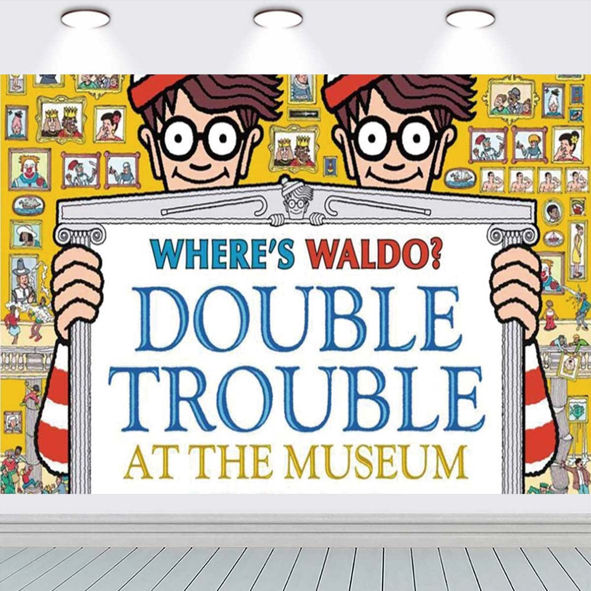 Where's Waldo school Backdrop Background Banner Taspestry Wall Decor ...