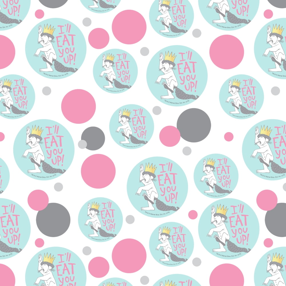 Where the Wild Things Are Eat You Up Premium Gift Wrap Wrapping Paper ...