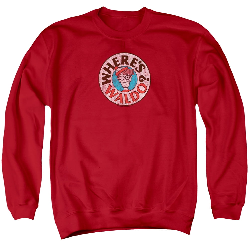 Wheres Waldo - Waldo Logo - Crewneck Sweatshirt - XX-Large - Walmart.com