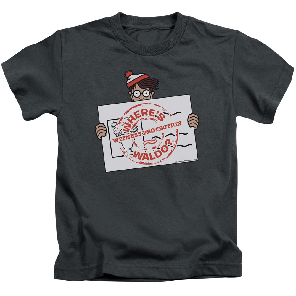 Wheres Waldo - Witness Protection - Juvenile Short Sleeve Shirt - 4 ...