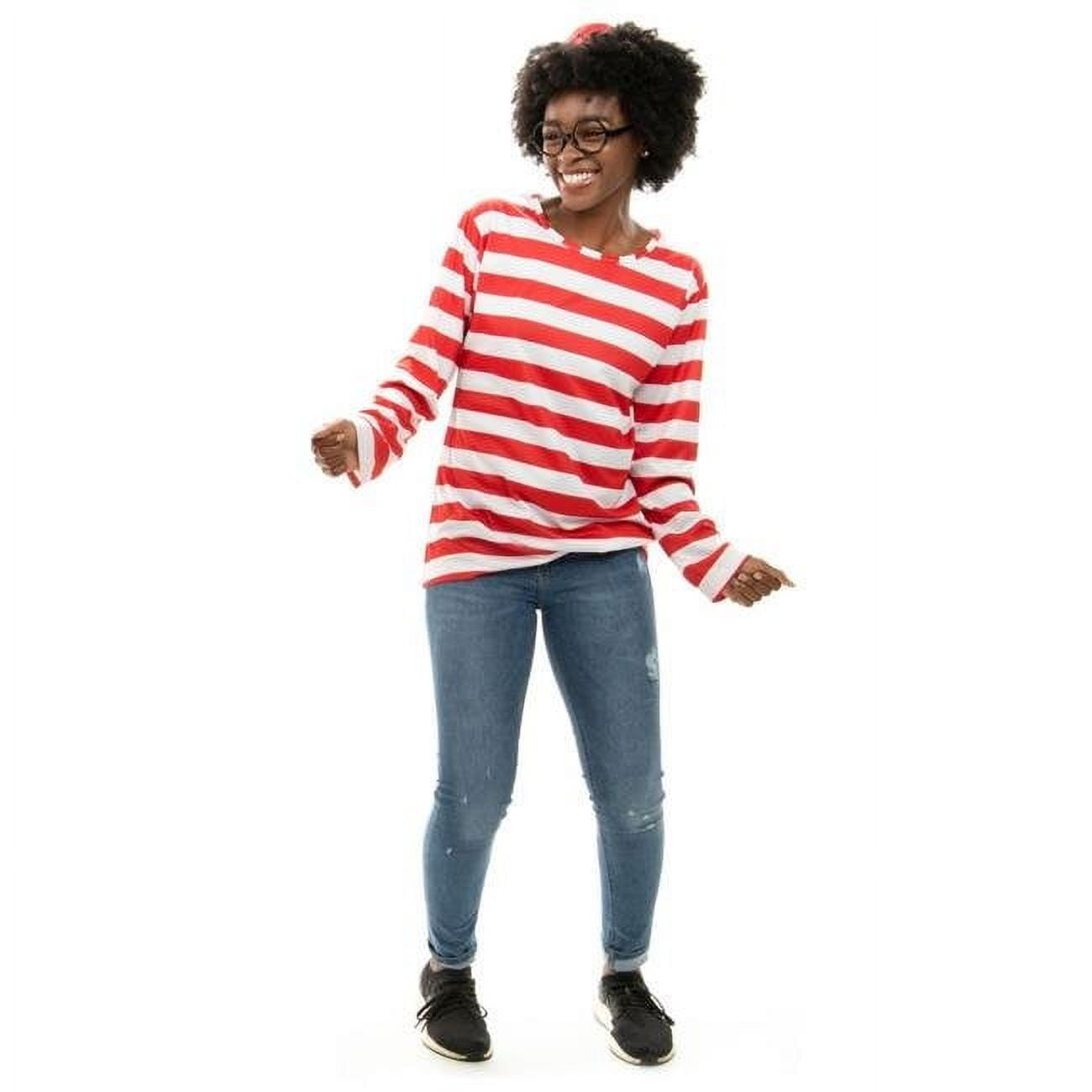 Wheres Wally Halloween Costume - Womens Cosplay Outfit, Large - Walmart.com