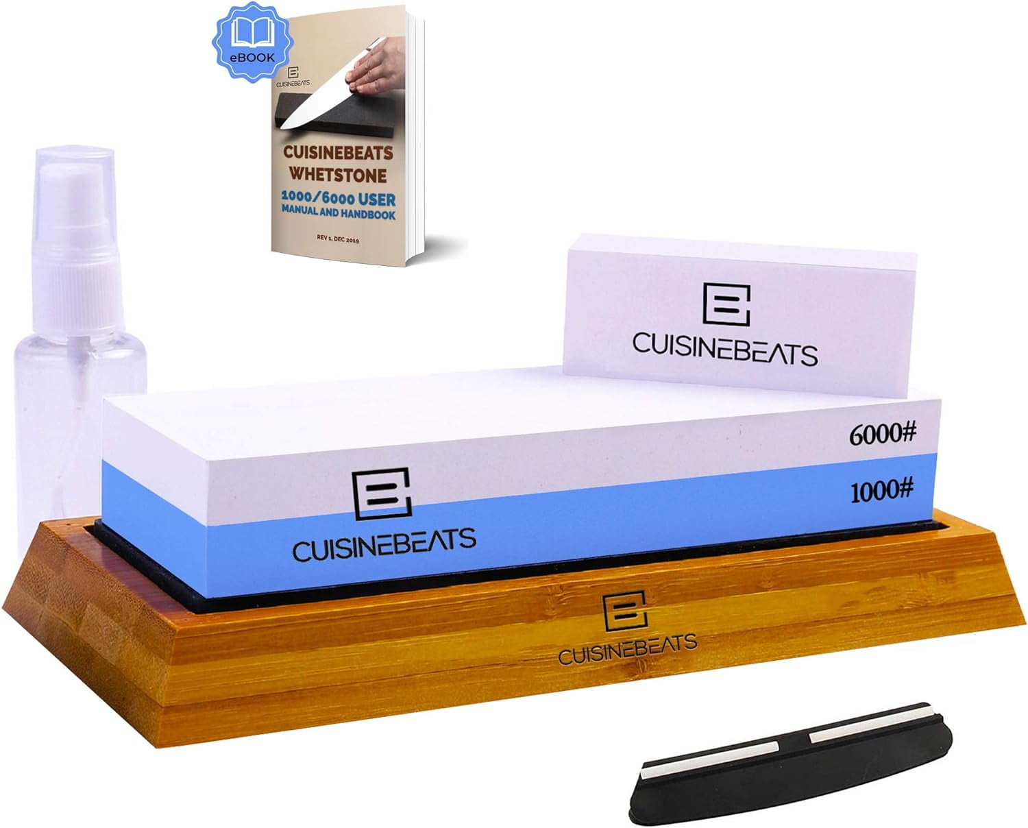 Whetstone 1000/6000 Kitchen Knife Sharpening Stone Set- Whetstone Knife ...