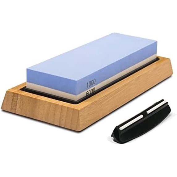 Whetstone Knife Sharpening Stone Kit - Double Sided Whetstone Knife ...