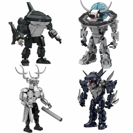 WhiCraftToy Italian Brainrot Characters, Block Toy Set Featuring Combat ...