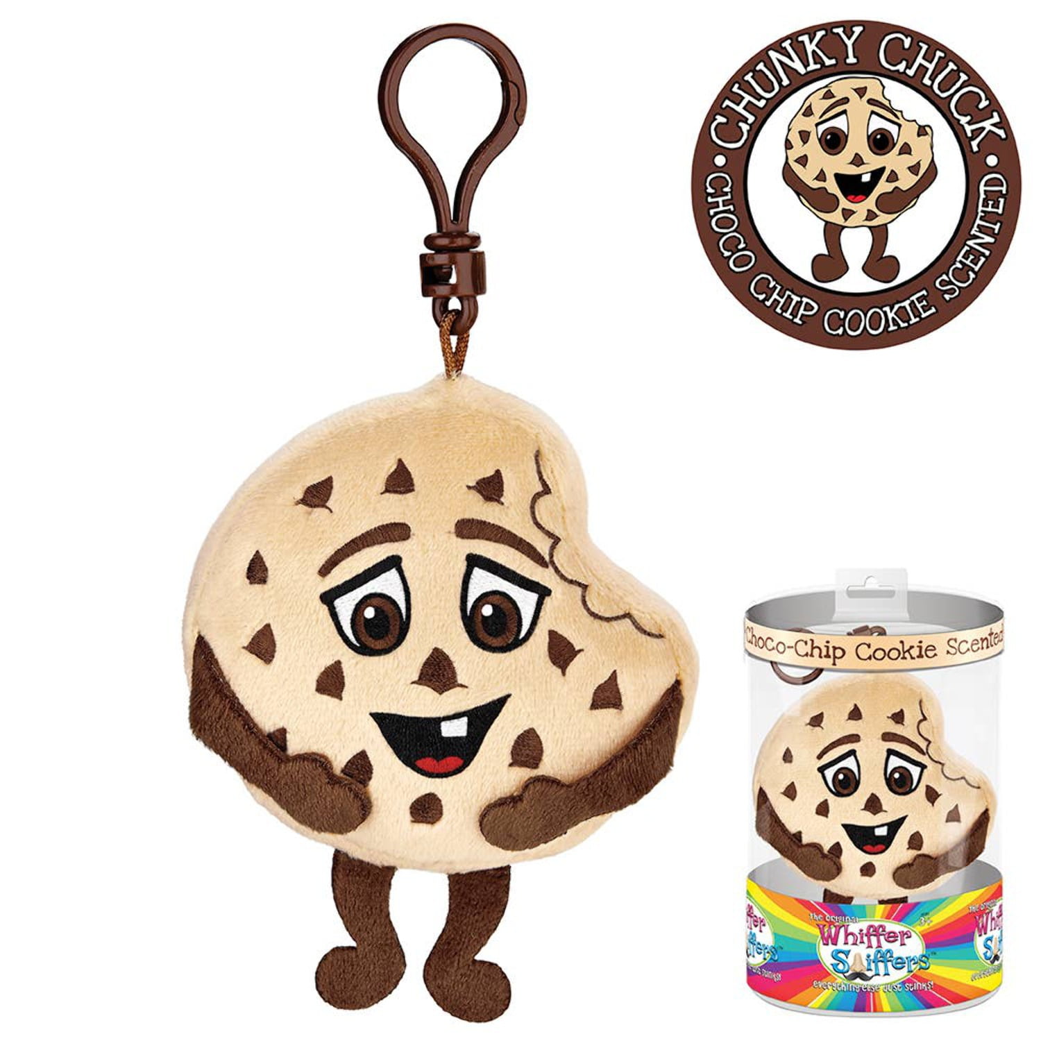 Whiffer Sniffers Chunky Chuck Cookie Scented Backpack Clip - Walmart.com