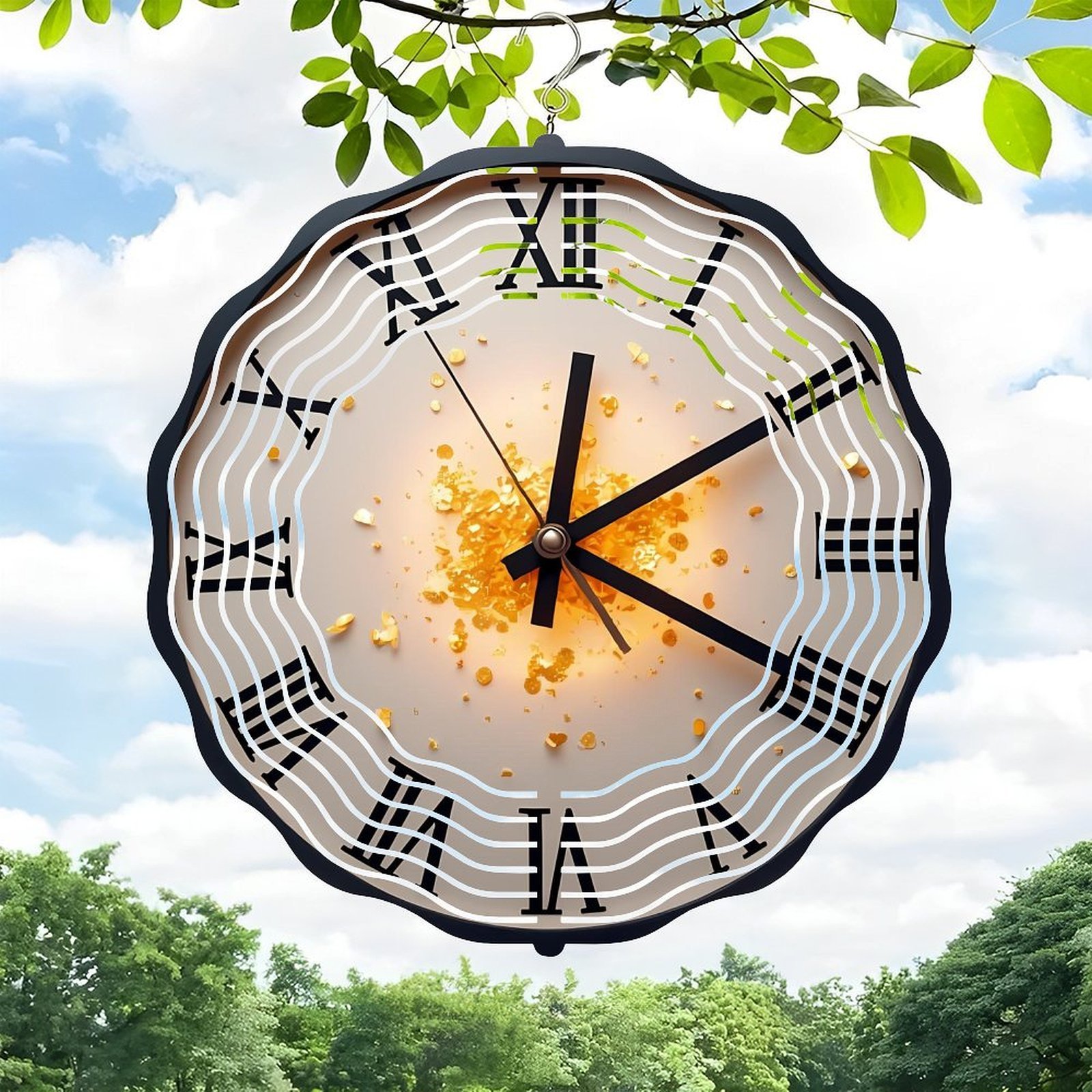 Whimsical 3D Metal Hanging Wind Spinners & Chimes for Yard & Garden ...