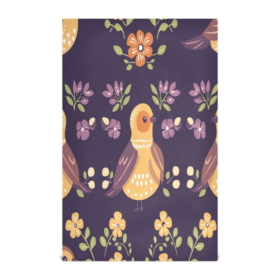 Whimsical Bird Pattern Kitchen Towels Set of 4 Tea Towels for Kitchen ...