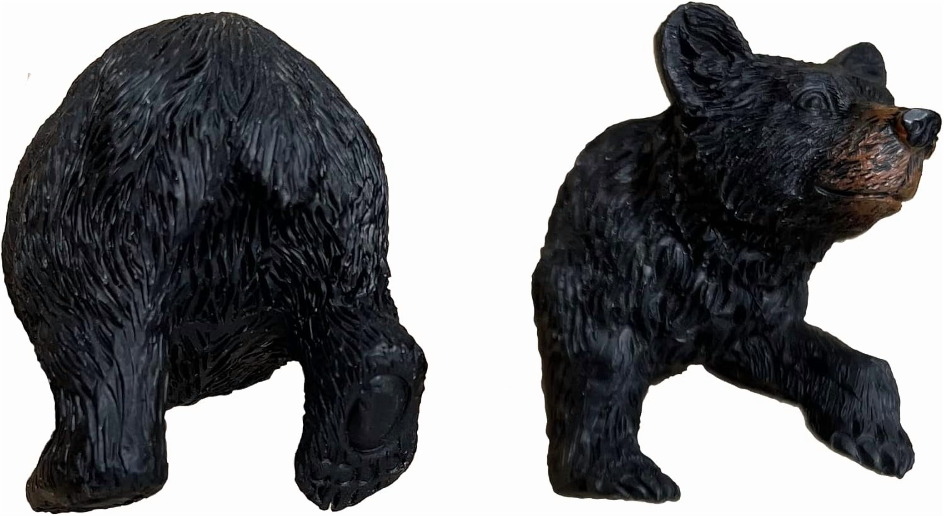 Whimsical Black Bear Drawer Pulls / Cabinet Knobs (2 Piece Set - Bear ...