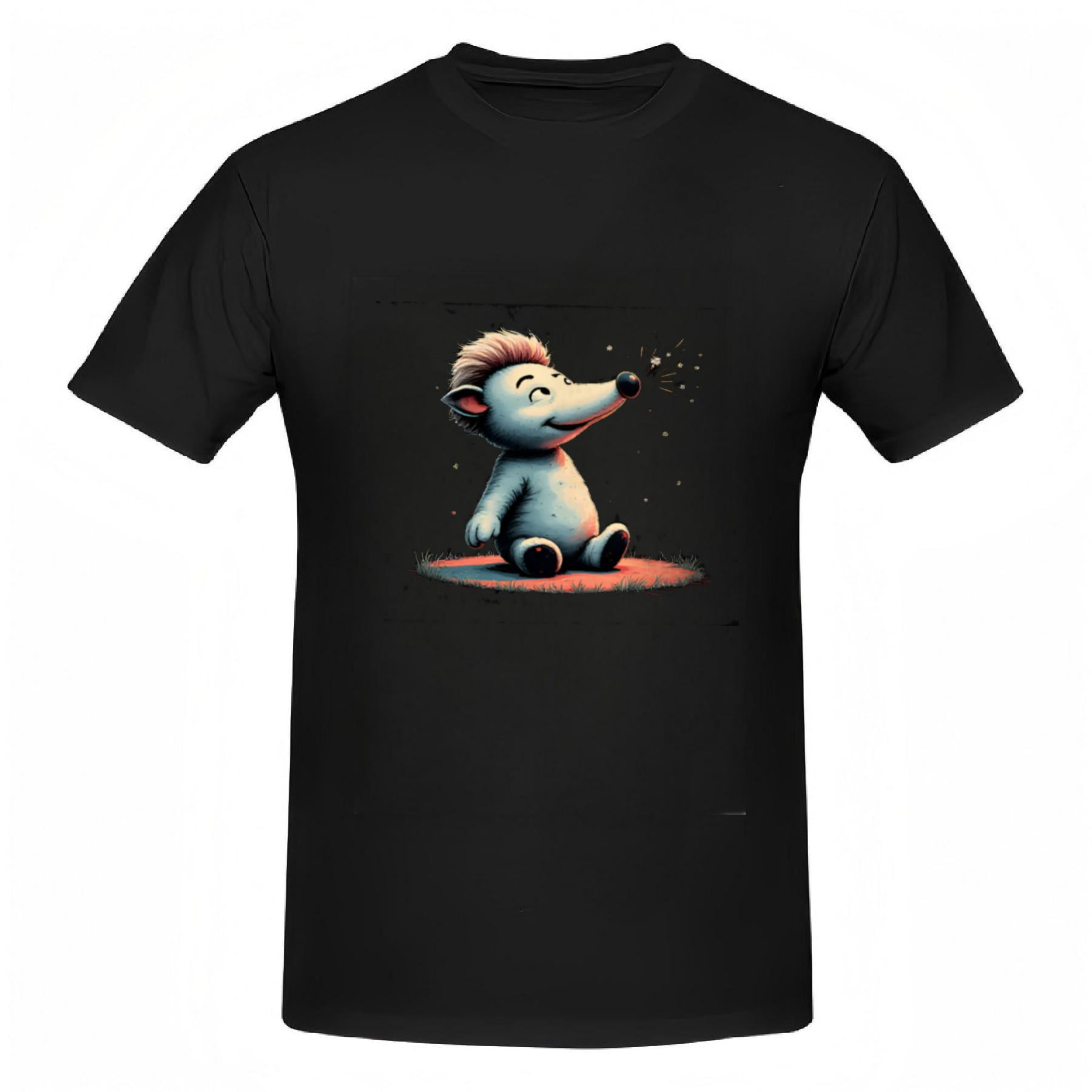 Whimsical Cotton Short Sleeve T-Shirts for Women - Dreamy Starry ...