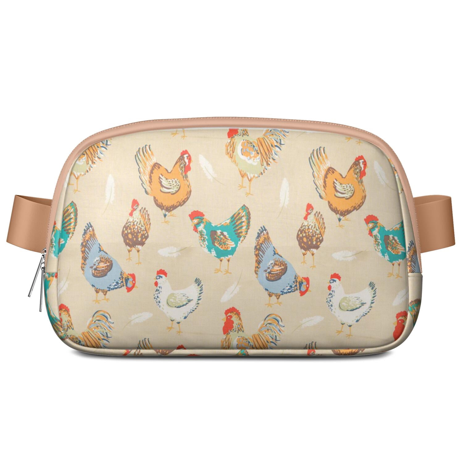 Whimsical Farm Fanny Pack - Women's Mini Waist Bag with Cute Chick ...